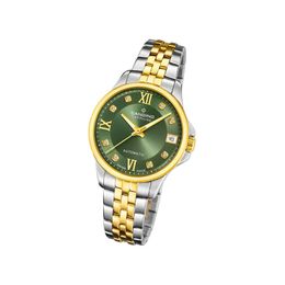 Analog-Armbanduhr Candino Automatik silber, gold mittel (ca. 34mm) | Gr.: onesize