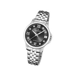 Analog-Armbanduhr Candino Automatik silber mittel (ca. 34mm) | Gr.: onesize