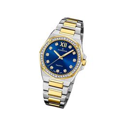 Analog-Armbanduhr Candino Elegance silber, gold mittel (ca. 34mm) | Gr.: onesize