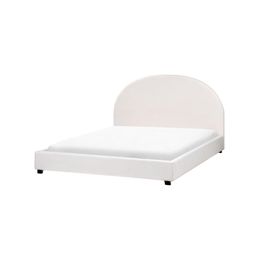 Beliani Doppelbett VAUCLUSE in Weiß - (W) 174 x (H) 112 x (L) 214 cm | Gr.: onesize