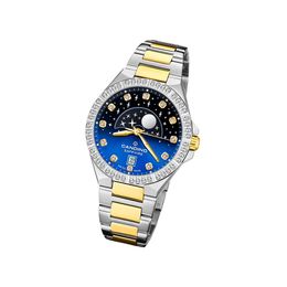Analog-Armbanduhr Candino Elegance silber, gold mittel (ca. 34mm) | Gr.: onesize