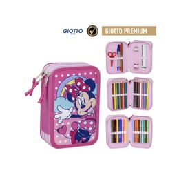 Disney Minnie Mouse Dots gefülltes Federmäppchen 3 Etagen | Gr.: onesize