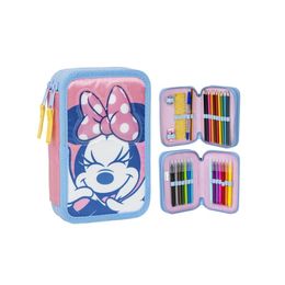 Disney Minnie Mouse gefülltes 2-lagiges Federmäppchen | Gr.: onesize