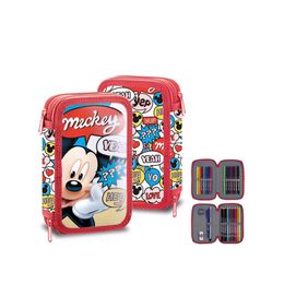 Disney Mickey Mouse Gefülltes Federmäppchen mit 2 Etagen | Gr.: onesize