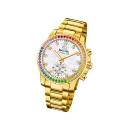 Multifunktion-Armbanduhr Jaguar Connected gold mittel (ca. 36,5mm) | Gr.: onesize