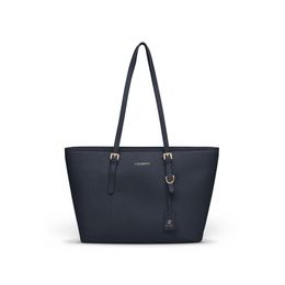 Lazarotti Bologna Leather Shopper Tasche Leder 35 cm in navy | Gr.: onesize