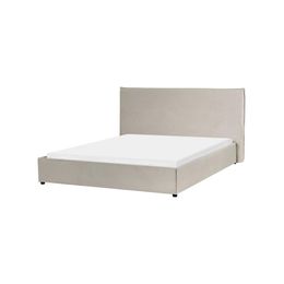 Beliani Wasserbett LAVAUR in Beige - (W) 183 x (H) 100 x (L) 220 cm | Gr.: onesize