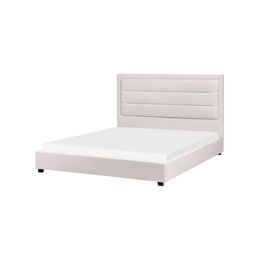 Beliani Wasserbett ROUEN in Beige - (W) 166 x (H) 112 x (L) 213 cm | Gr.: onesize