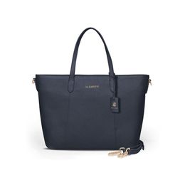 Lazarotti Bologna Leather Shopper Tasche Leder 31 cm in navy | Gr.: onesize
