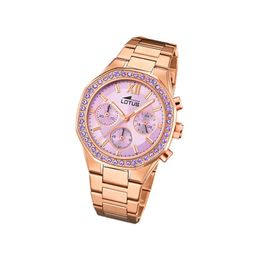 Chronograph-Armbanduhr Lotus Classic rosegold mittel (ca. 38mm) | Gr.: onesize