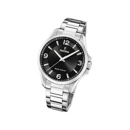 Analog-Solaruhr Festina Solar Energy silber groß (ca. 42mm) | Gr.: onesize