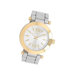 Analog-Armbanduhr Oozoo Vintage Series silber groß (ca. 40mm) | Gr.: onesize
