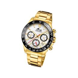 Chronograph-Armbanduhr Lotus Classic gold groß (ca. 43,5mm) | Gr.: onesize