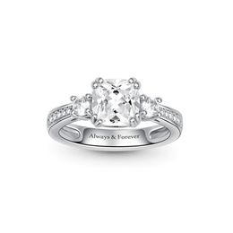 GNOCE Sterling Silber Ring Zirkonia Gr. 54 | Gr.: onesize