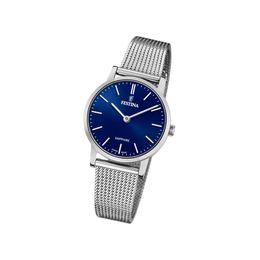 Analog-Armbanduhr Festina Swiss Made silber klein (ca. 29mm) | Gr.: onesize