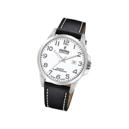 Analog-Armbanduhr Festina Swiss Made schwarz groß (ca. 41mm) | Gr.: onesize