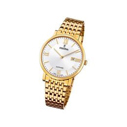 Analog-Armbanduhr Festina Swiss Made gold mittel (ca. 39mm) | Gr.: onesize
