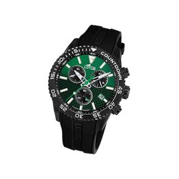 Chronograph-Armbanduhr Lotus Classic schwarz groß (ca. 43,5mm) | Gr.: onesize