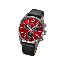Chronograph-Armbanduhr Lotus Classic schwarz groß (ca. 42mm) | Gr.: onesize