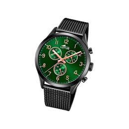 Chronograph-Armbanduhr Lotus Minimalist schwarz groß (ca. 43mm) | Gr.: onesize