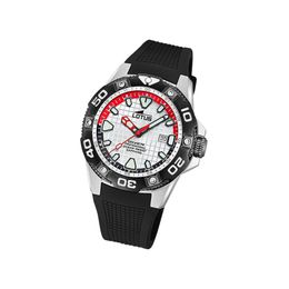 Chronograph-Armbanduhr Lotus Classic schwarz groß (ca. 45mm) | Gr.: onesize
