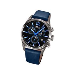 Chronograph-Armbanduhr Lotus Classic blau groß (ca. 42mm) | Gr.: onesize