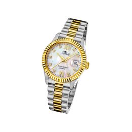 Chronograph-Armbanduhr Lotus Classic silber, gold mittel (ca. 32,5mm) | Gr.: onesize