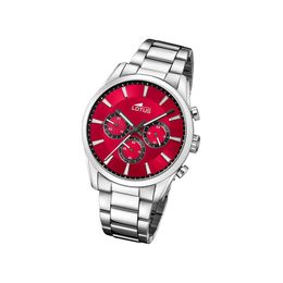 Chronograph-Armbanduhr Lotus Classic silber groß (ca. 42mm) | Gr.: onesize