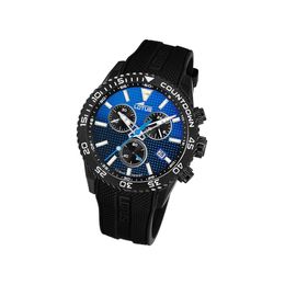 Chronograph-Armbanduhr Lotus Classic schwarz groß (ca. 43,5mm) | Gr.: onesize