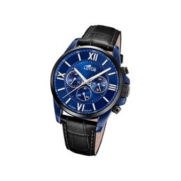 Chronograph-Armbanduhr Lotus Classic schwarz groß (ca. 44mm) | Gr.: onesize