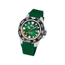 Chronograph-Armbanduhr Lotus Classic grün groß (ca. 45mm) | Gr.: onesize