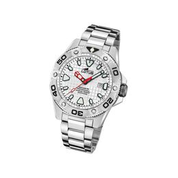 Chronograph-Armbanduhr Lotus Classic silber groß (ca. 45mm) | Gr.: onesize