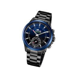 Chronograph-Armbanduhr Lotus Classic schwarz groß (ca. 43mm) | Gr.: onesize