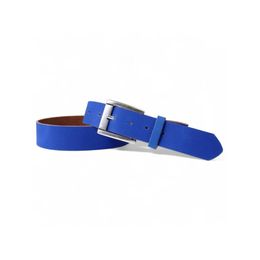 Fronhofer Lederg&uuml;rtel 4cm in Kobalt | Gr.: 90 cm