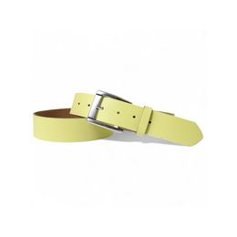 Fronhofer Lederg&uuml;rtel 4cm in Lemon | Gr.: 120 cm