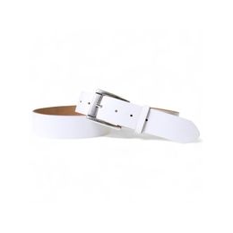 Fronhofer Lederg&uuml;rtel 4cm in Wei&szlig; | Gr.: 100 cm