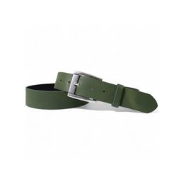 Fronhofer Ledergürtel 4cm in Khaki | Gr.: 110 cm