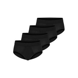 Schiesser Slip / Unterhose Cotton Essentials Authentic in Schwarz | Gr.: L