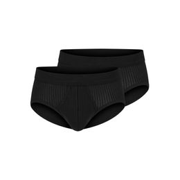 Schiesser Slip / Unterhose Cotton Essentials Authentic in Schwarz | Gr.: XXL