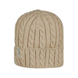 Sterntaler Strickmütze Kombi in hellbraun | Gr.: 55 cm