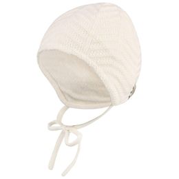 Sterntaler GOTS Strickmütze Struktur in ecru | Gr.: 49 cm