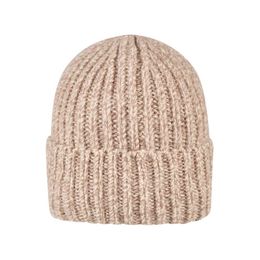 Sterntaler Strickmütze Lambswool in mittelbraun | Gr.: 47 cm