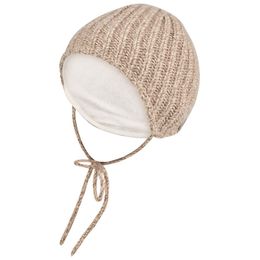 Sterntaler Strickmütze Lambswool in mittelbraun | Gr.: 43 cm