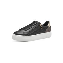 Tamaris Sneaker Damen Gr&ouml;&szlig;e 42 gold / schwarz