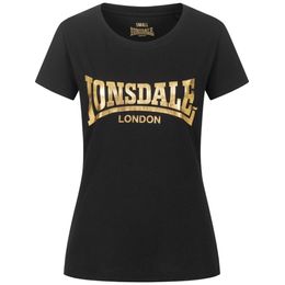 Lonsdale Shirt "Cartmel Frauen T-Shirt" in Schwarz | Gr.: XS