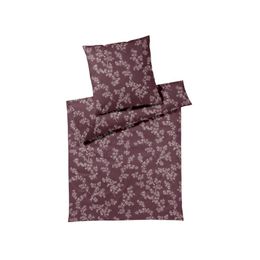 Elegante Bettwäsche Cherry Blossom in rose wine | Gr.: 40 x 80 cm