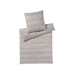 Elegante Bettwäsche Desire in natur grau | Gr.: 40 x 80 cm