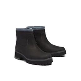Timberland Carnaby Cool Mid Warm Lined Boot Nubuck in Schwarz | Gr.: 39