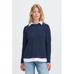 oxmo Strickpullover OXFSanvi in Blau | Gr.: XL