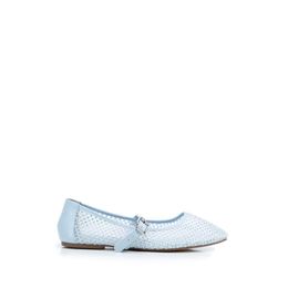 Wittchen Ballerinas Mit Gl&auml;nzenden Akzenten in Blue | Gr.: 37